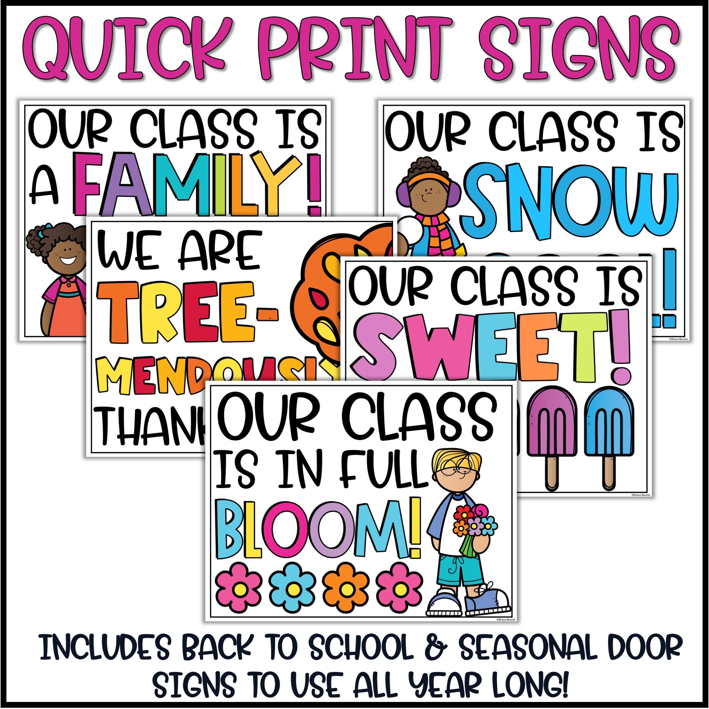 Welcome Back to School Classroom Door Decor Kit - Etsy