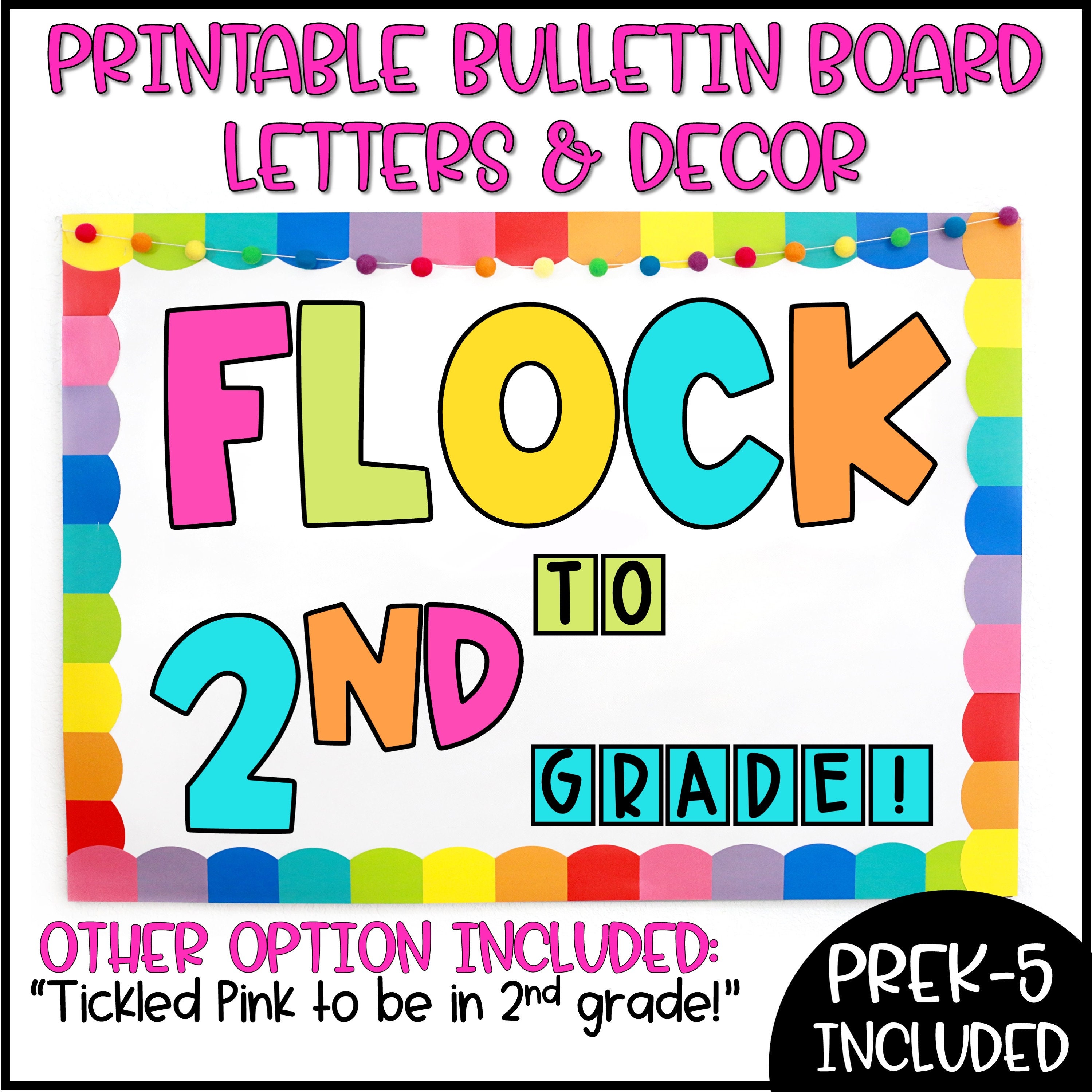 Flamingo Bulletin Board or Door Decoration - Etsy