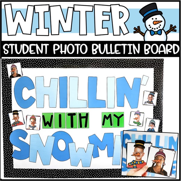 Snowman Bulletin Board - Etsy