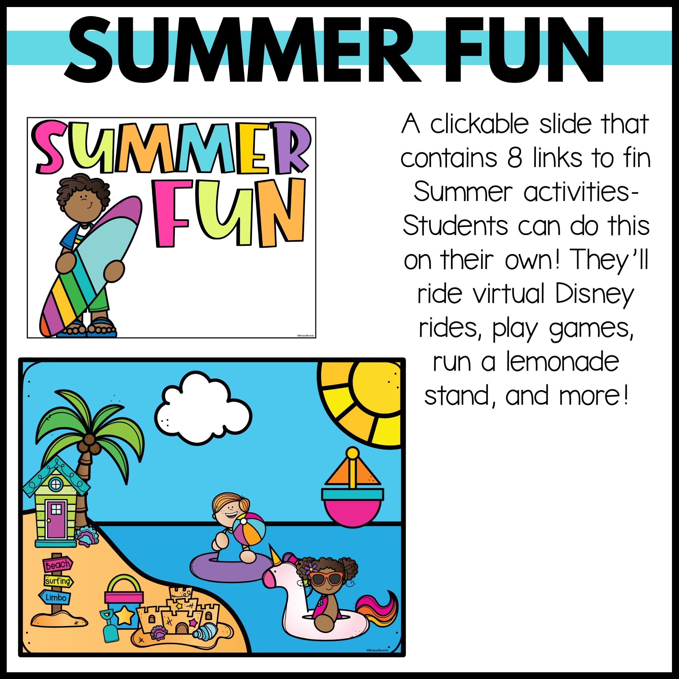 Digital Summer Games for Kids, Virtual End of the Year Class Party for ...