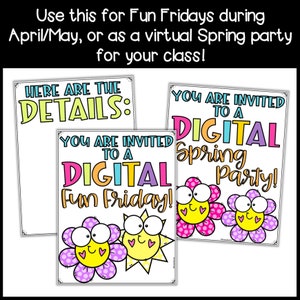 Digital Spring Games for Kids Virtual Easter for Classrooms | Etsy