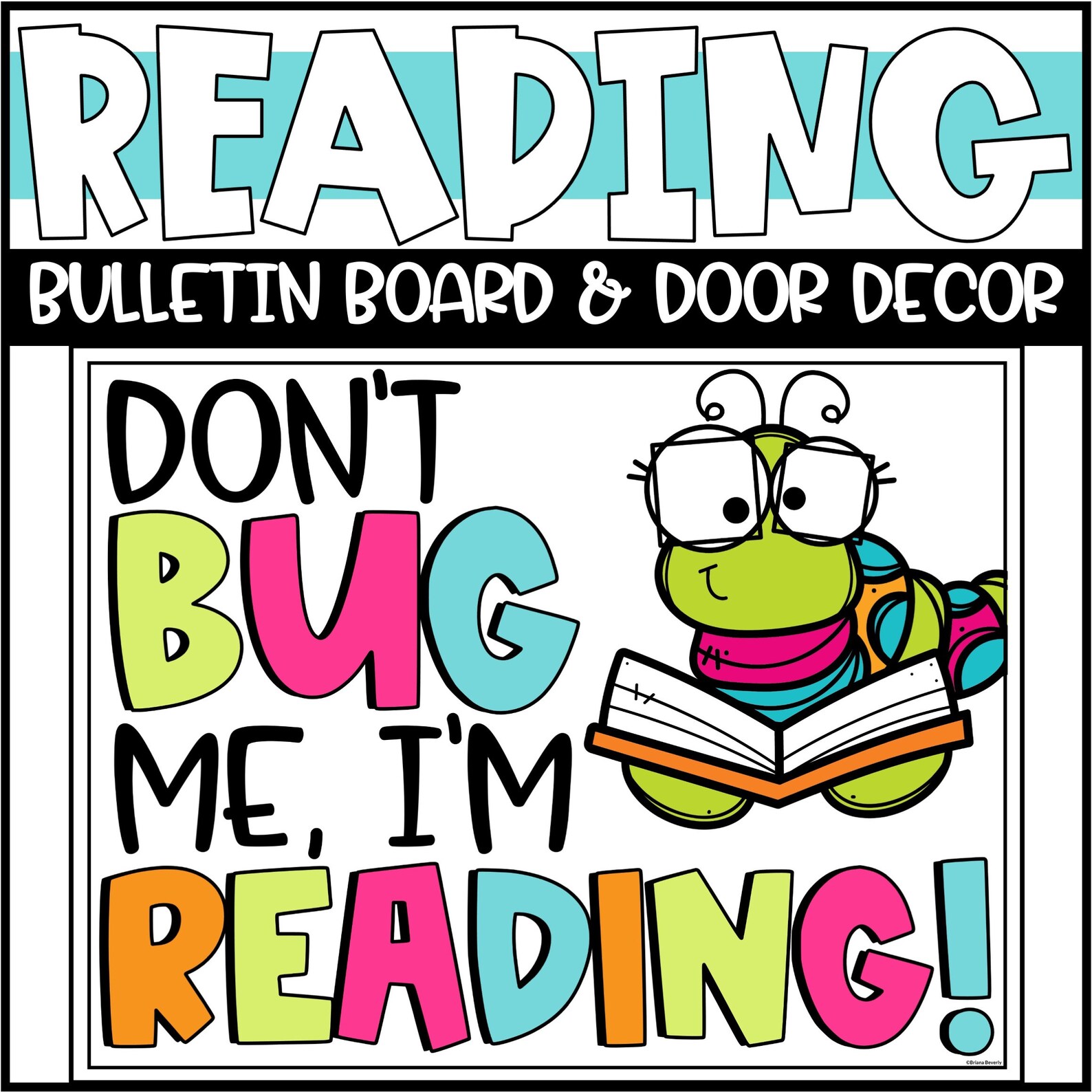 Spring Reading Bulletin Board or Door Decoration - Etsy