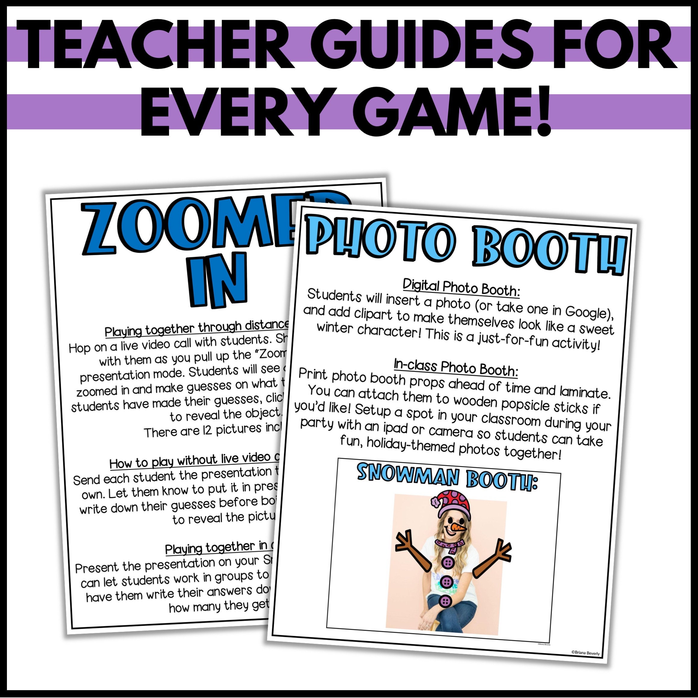 Digital Winter Games for Kids, Virtual Holiday Party for Classrooms - Etsy