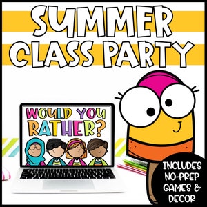 Digital Summer Games for Kids, Virtual End of the Year Class Party for ...