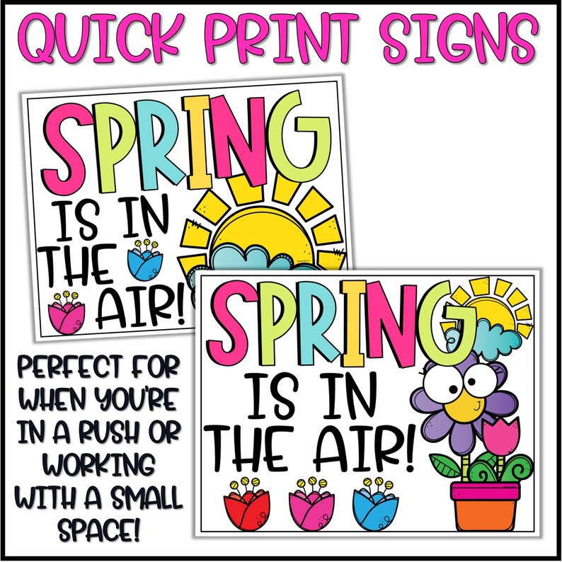 Spring Friends Bulletin Board or Door Decoration - Etsy