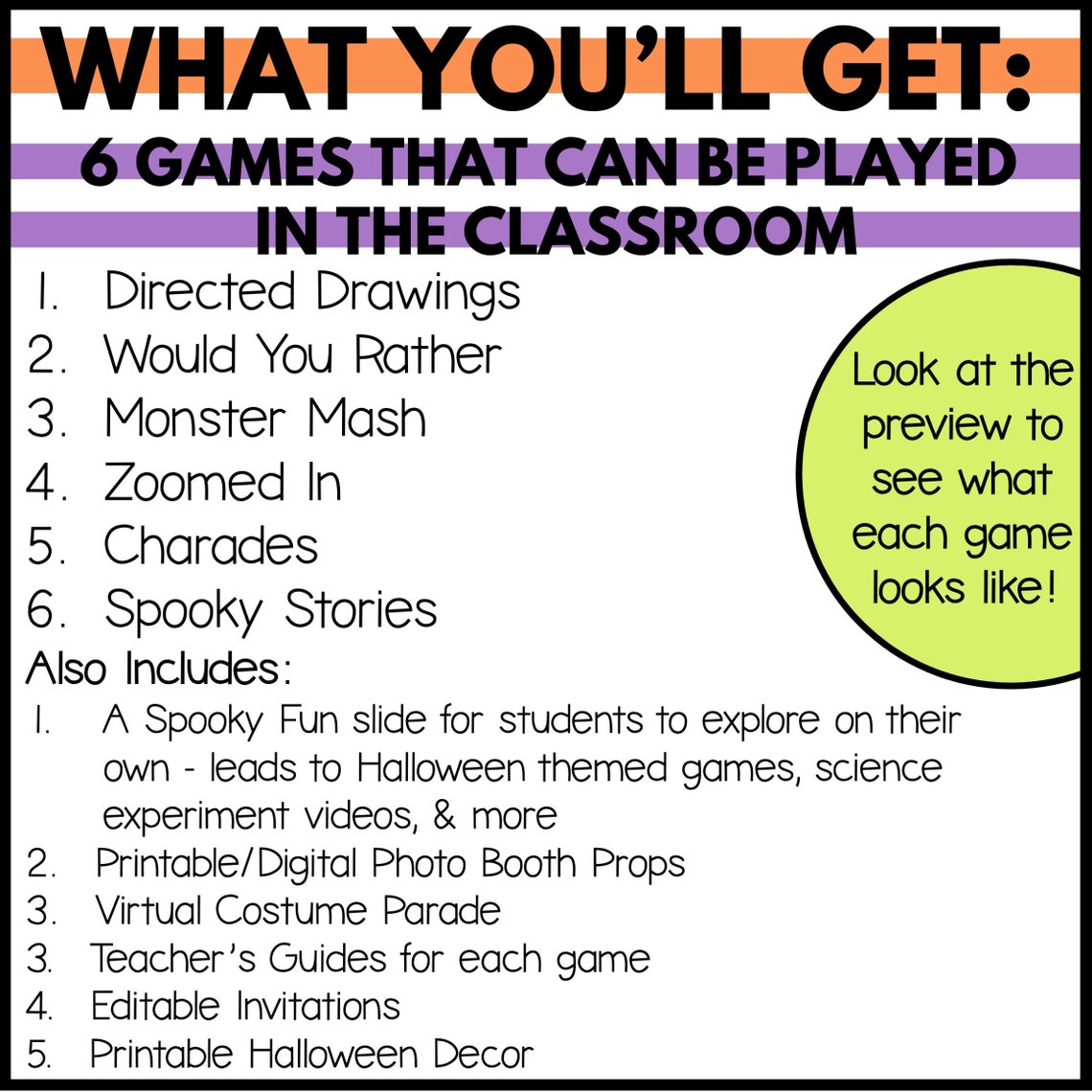 Digital Halloween Games for Kids Virtual Halloween Party for - Etsy