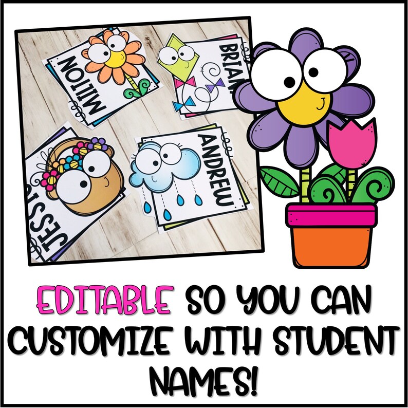 Spring Friends Bulletin Board or Door Decoration - Etsy