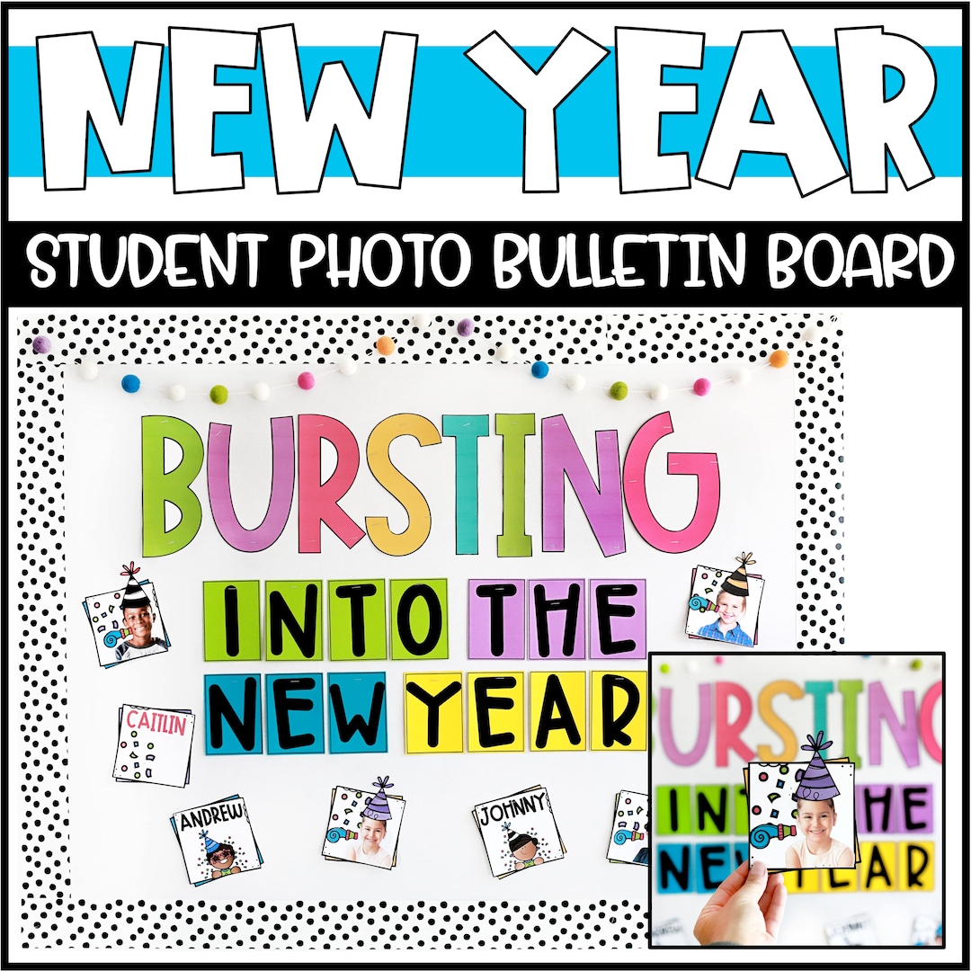 New Year 2023 Bulletin Board - Etsy