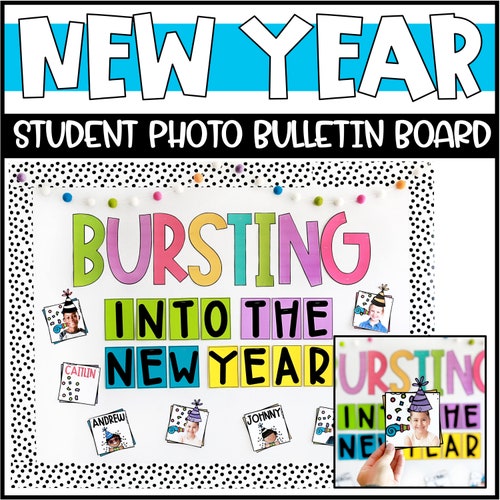 NEW YEARS Bulletin Board January Bulletin Board Classroom - Etsy