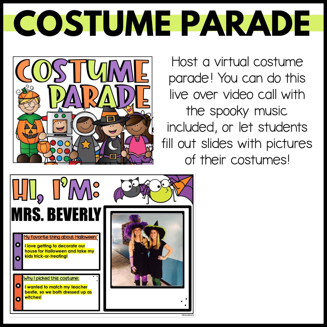 Digital Halloween Games for Kids Virtual Halloween Party for - Etsy
