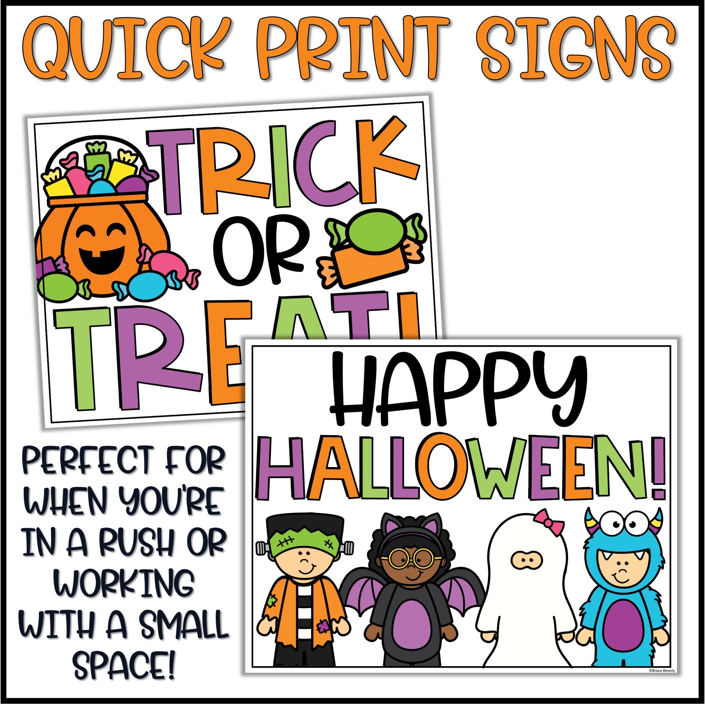 Halloween Bulletin Board or Door Decoration Trick-or-treat - Etsy