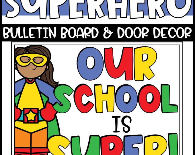 Primary Superhero Bulletin Board or Door Decoration - Etsy