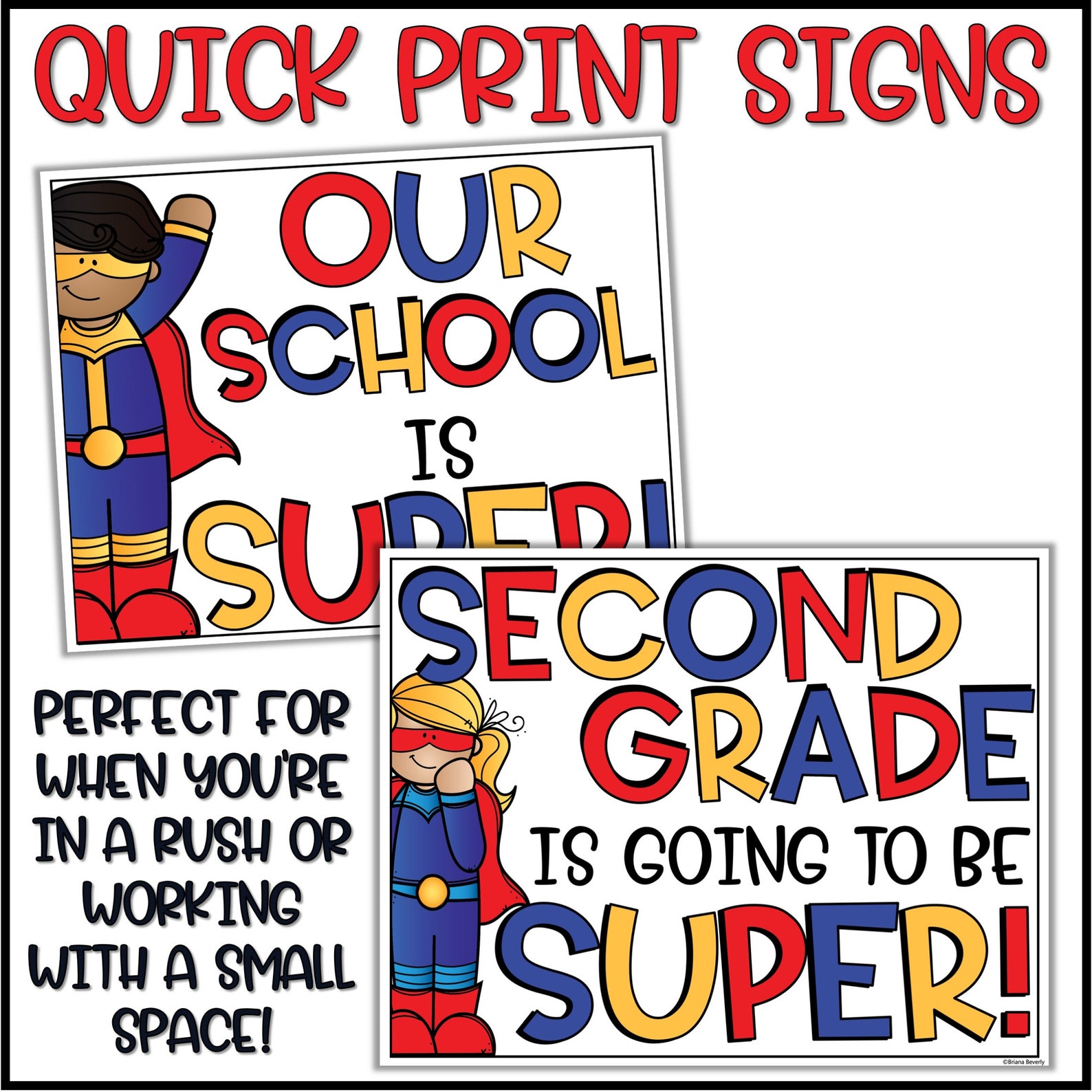 Primary Superhero Bulletin Board or Door Decoration - Etsy