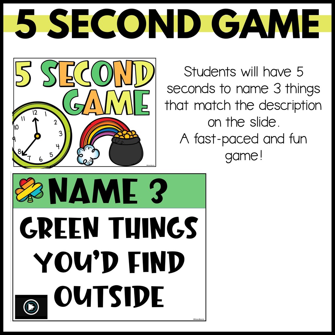 Digital St. Patrick's Day Games for Kids Virtual St. - Etsy