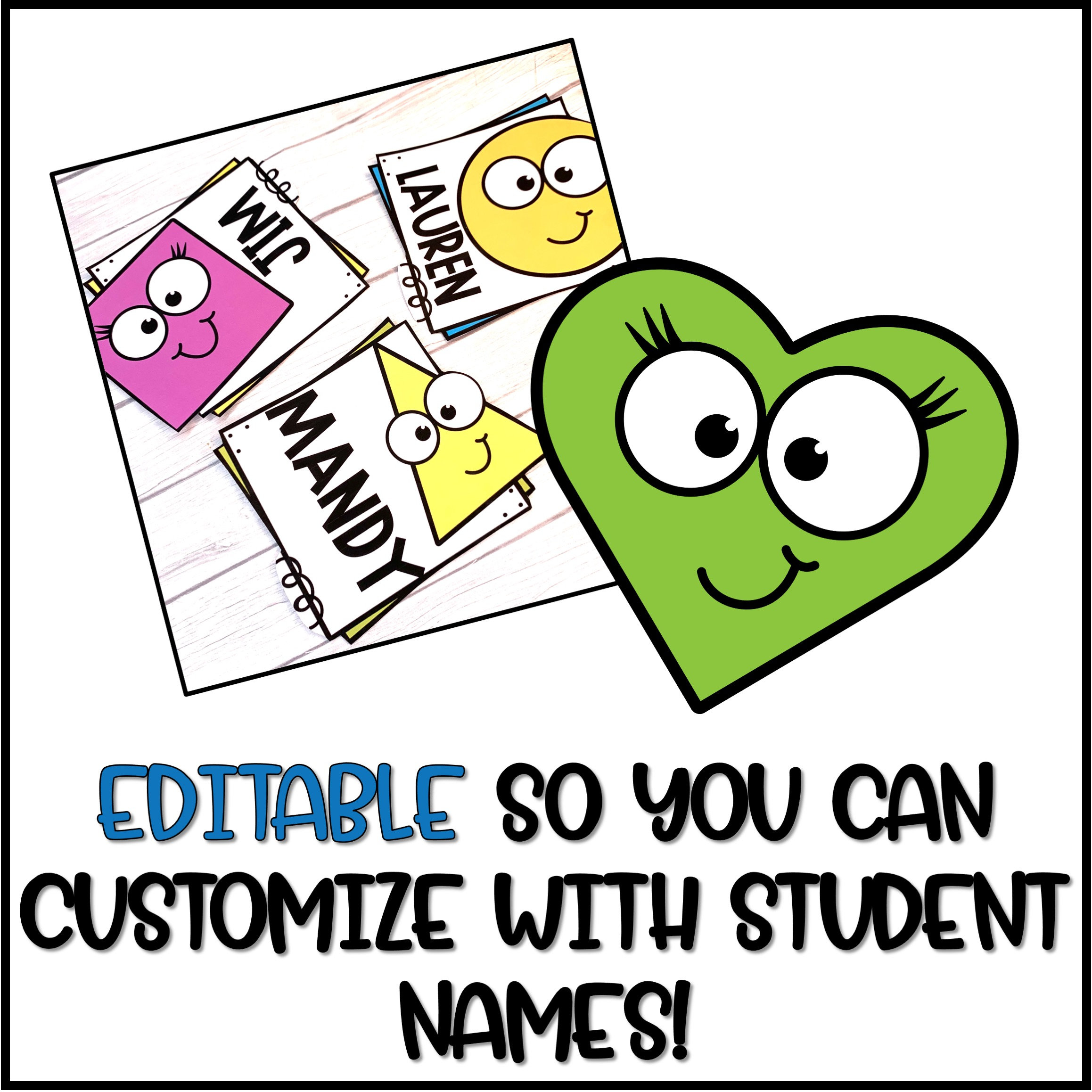 Math Shapes Bulletin Board or Door Decoration - Etsy