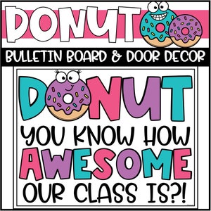 Donut Bulletin Board or Door Decoration - Etsy UK