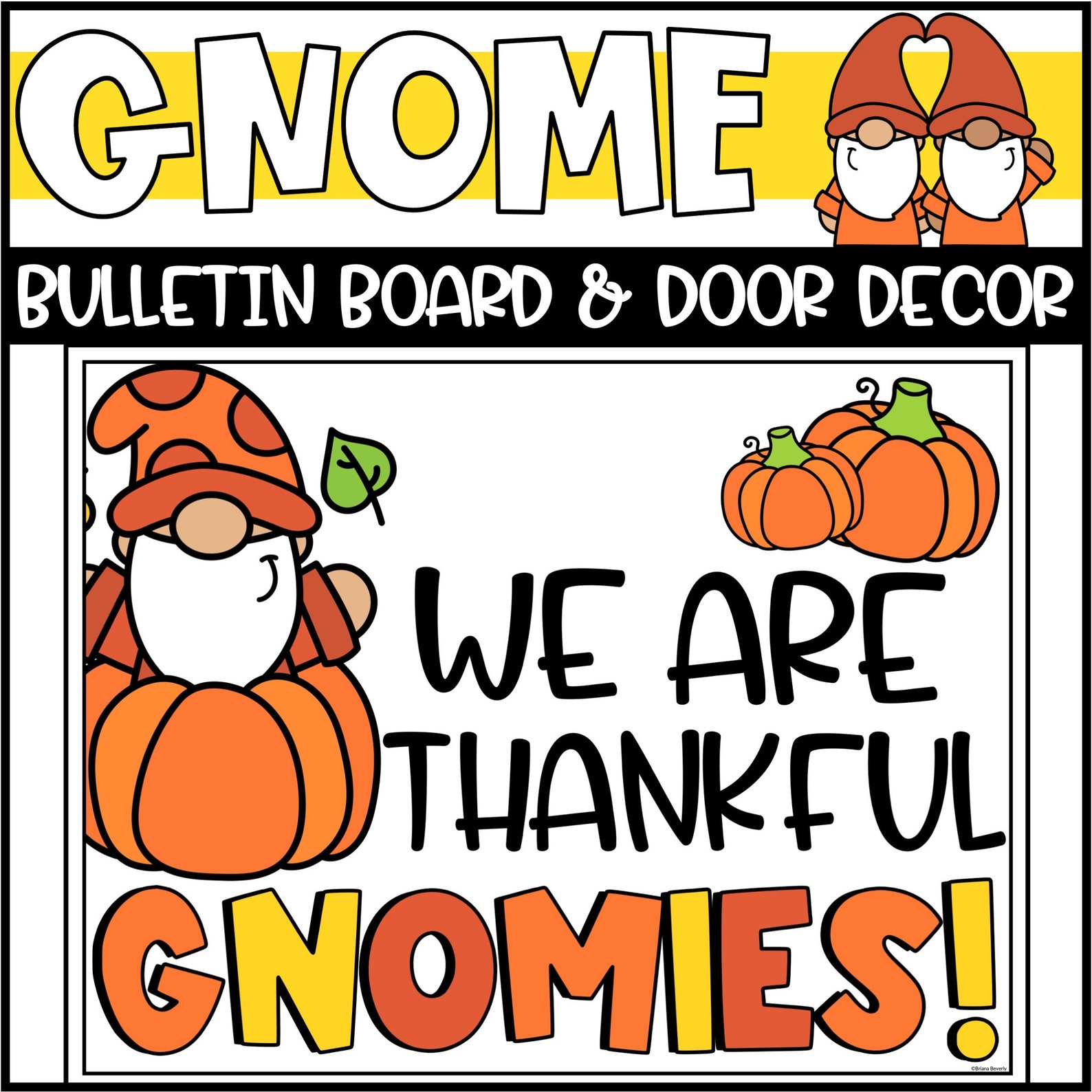 Fall Gnome Bulletin Board or Door Decoration - Etsy