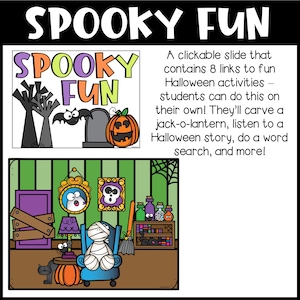 Digital Halloween Games for Kids Virtual Halloween Party for - Etsy