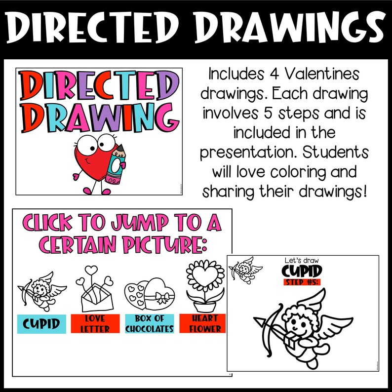 Digital Valentines Day Games for Kids Virtual Valentines - Etsy