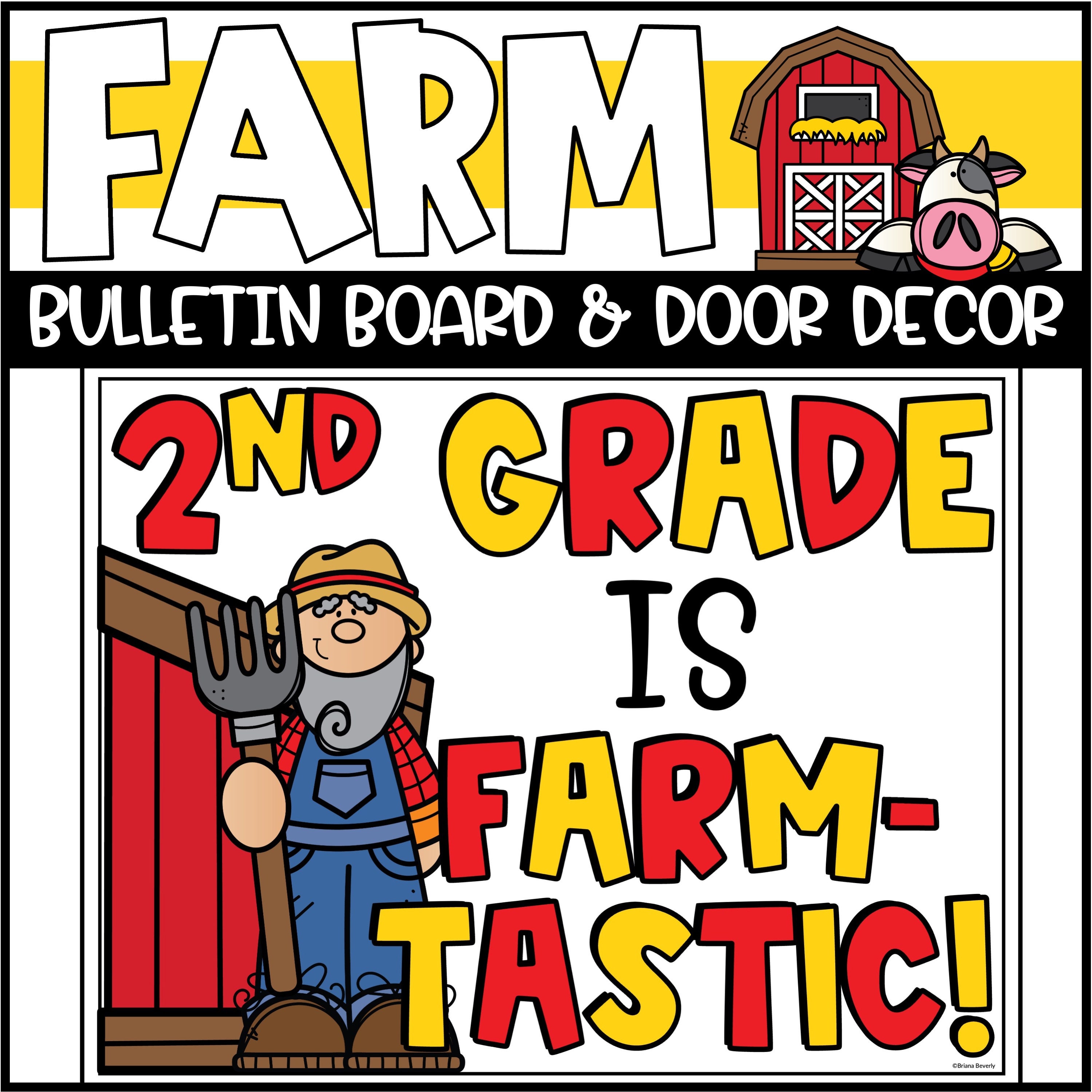 Farm Animal Bulletin Board or Door Decoration - Etsy