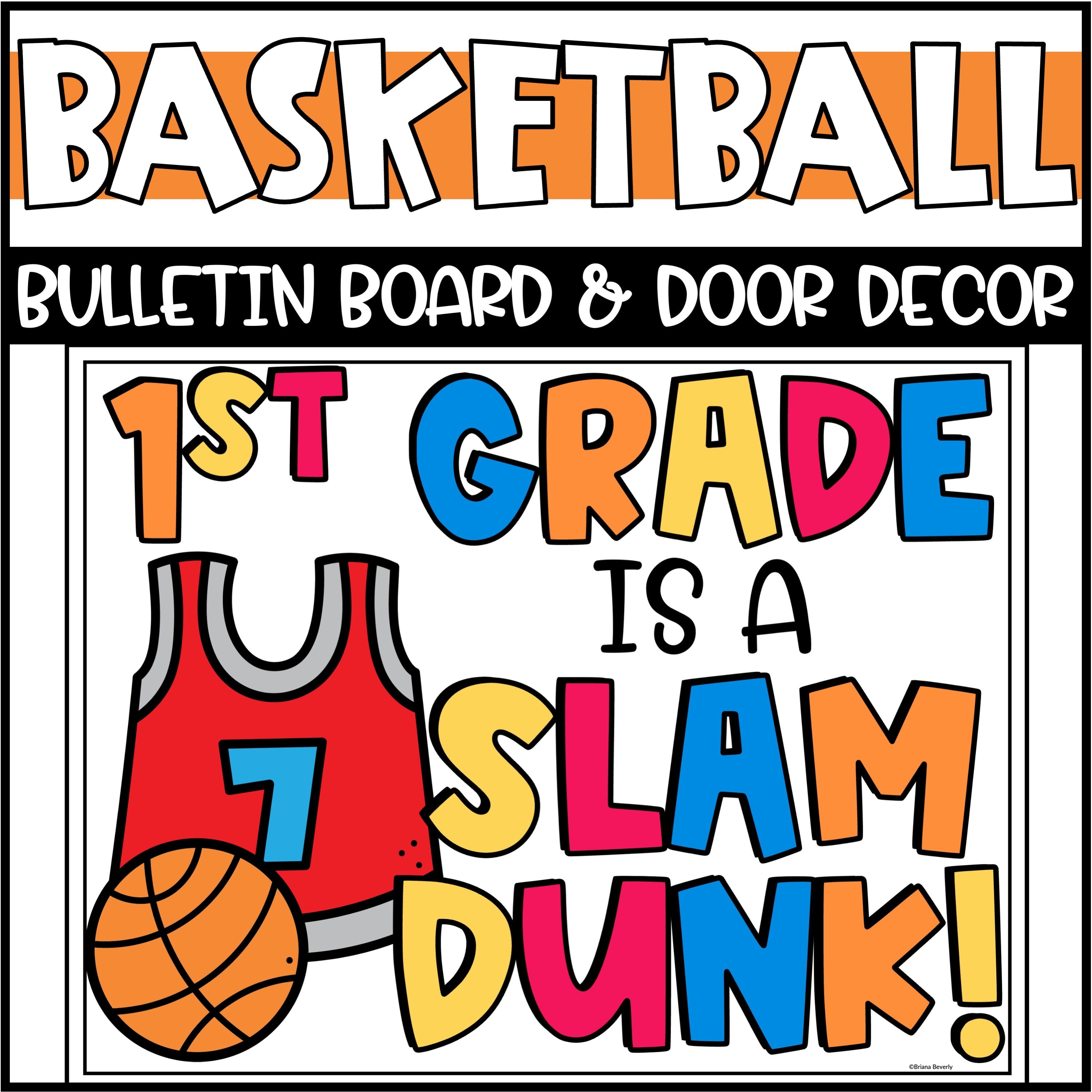 Basketball Bulletin Board or Door Decoration - Etsy