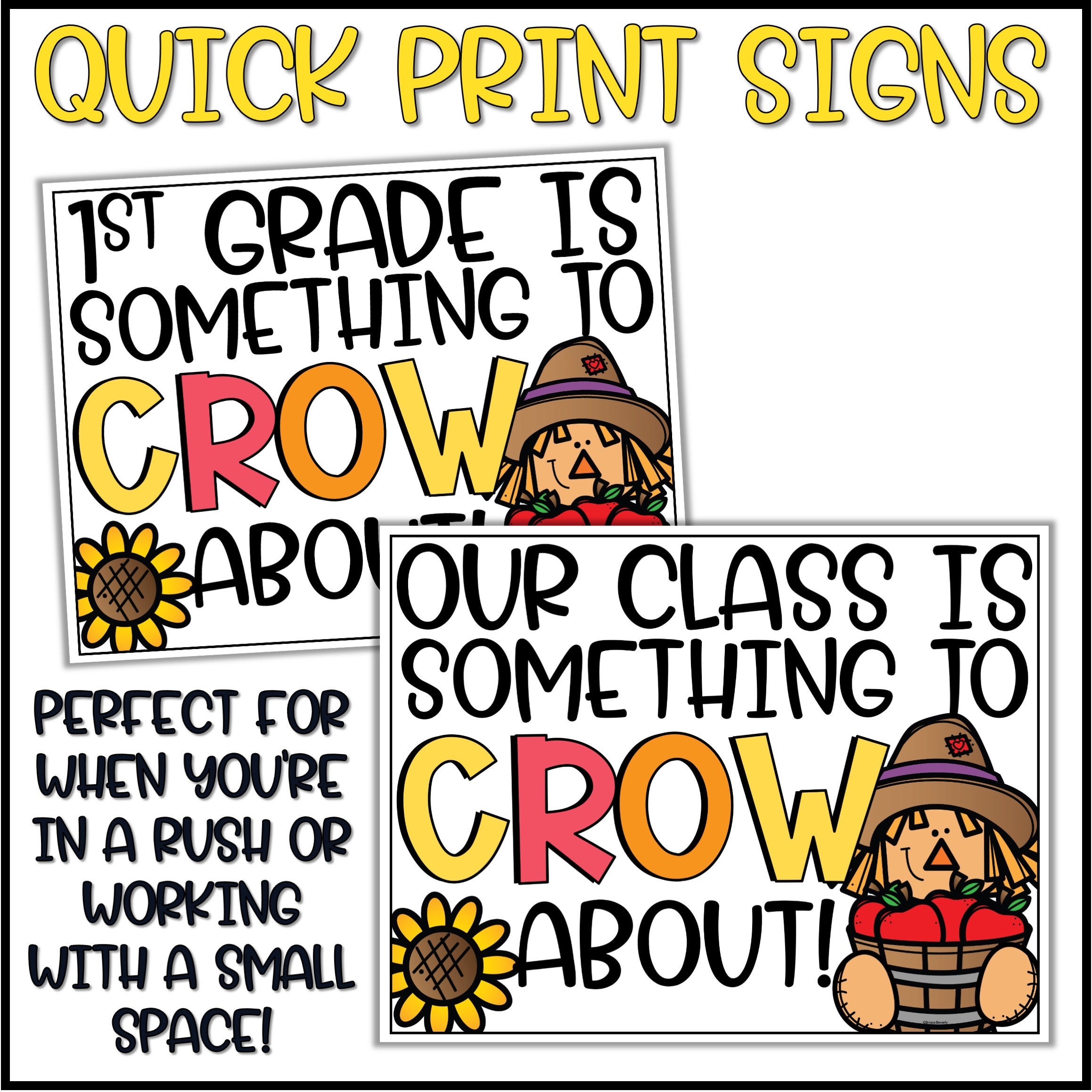 Fall Scarecrow Bulletin Board or Door Decoration - Etsy