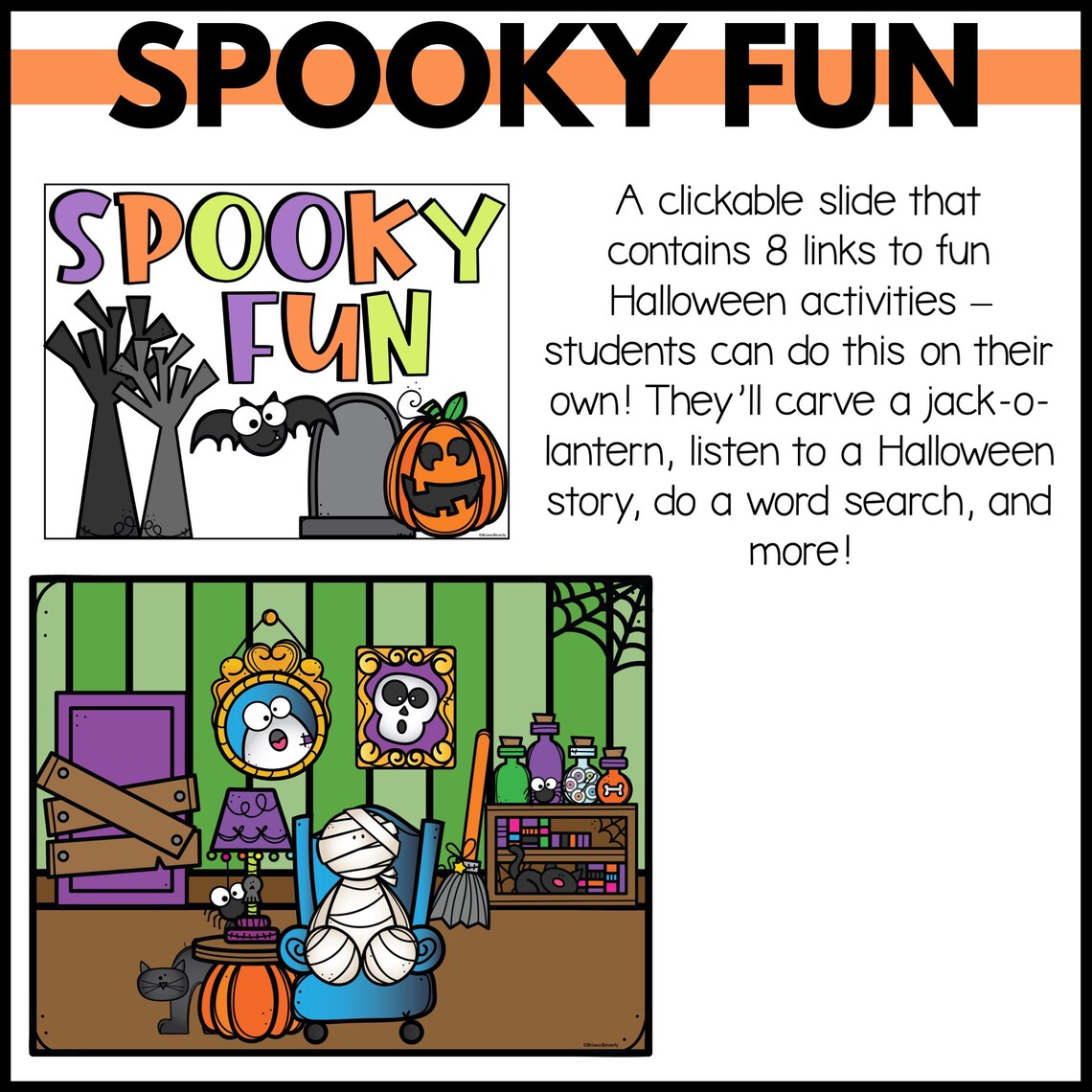 Digital Halloween Games for Kids Virtual Halloween Party for - Etsy