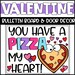 Valentines Day Bulletin Board or Door Decoration Pizza My Heart - Etsy