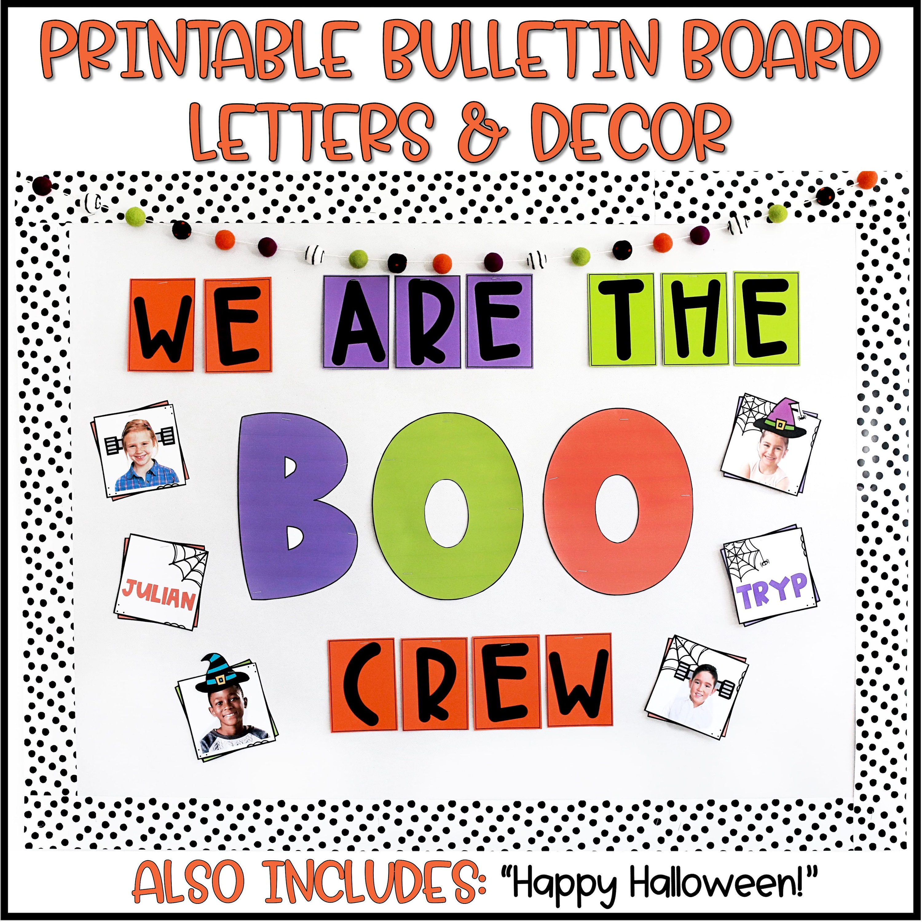 Halloween Bulletin Board or Door Decoration - Etsy
