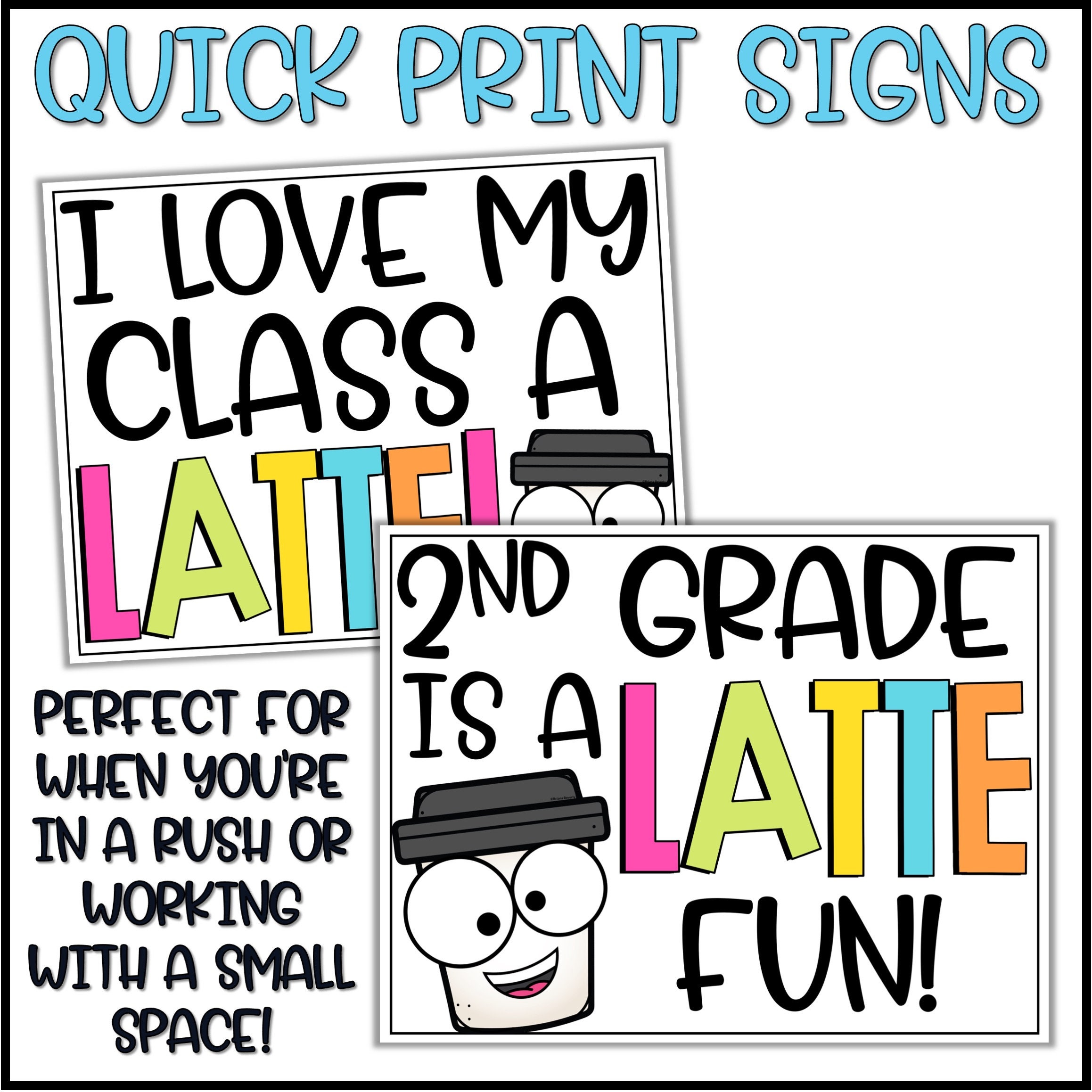 Coffee Latte Bulletin Board or Door Decoration - Etsy