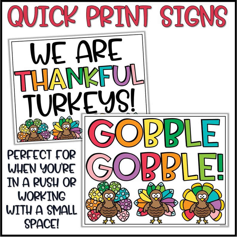 Thanksgiving Bulletin Board or Door Decoration Turkey Kids - Etsy