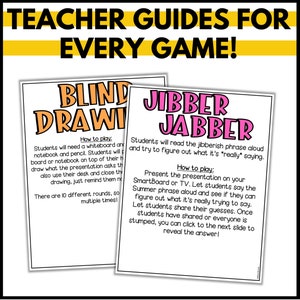 Digital Summer Games for Kids, Virtual End of the Year Class Party for ...