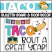 Back to School Taco Bulletin Board or Door Decoration - Etsy