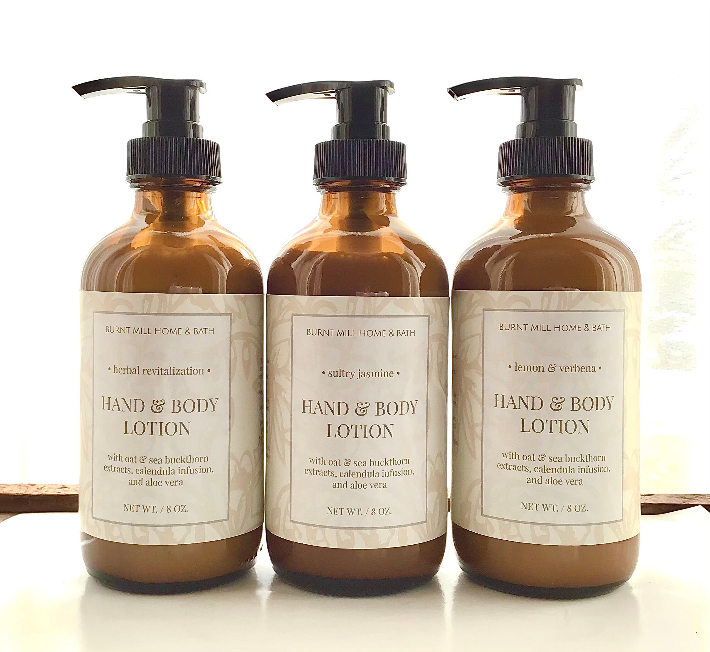 Jergens Glass Lotion Bottle for sale | Only 2 left at -75%