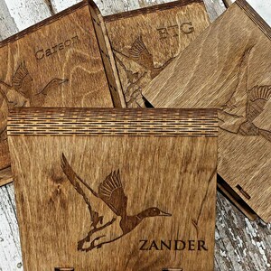 Personalized Duck Call Box | Custom Duck Hunter Storage Box | Goose ...