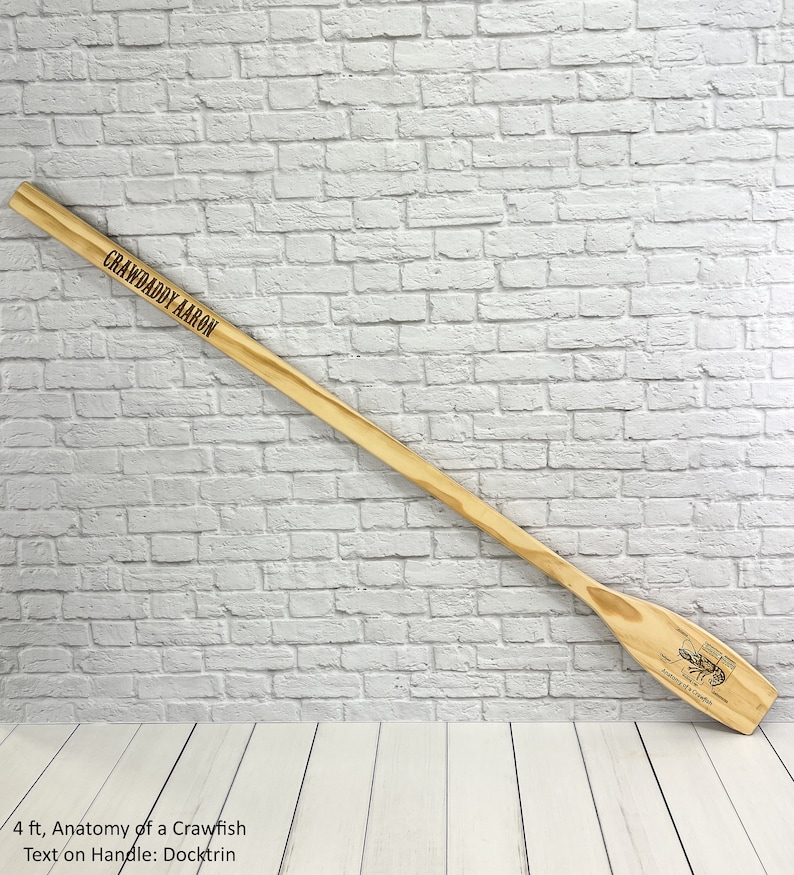 Personalized Crawfish Boil 4 Ft Cooking Paddle - A Unique Gift for the ...