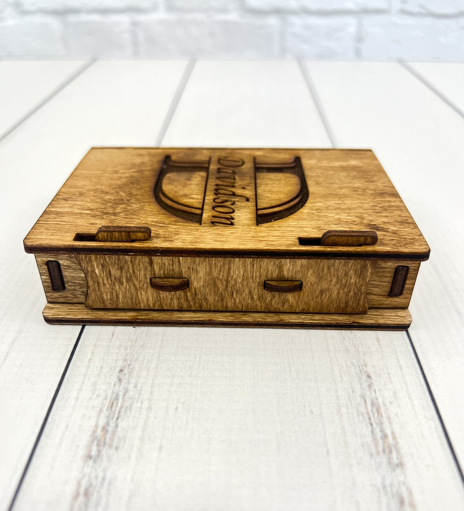 Personalized Wood Playing Card Box Custom Deck Box Card - Etsy