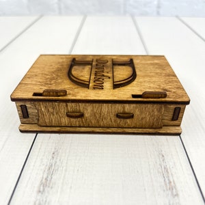 Personalized Wood Playing Card Box Custom Deck Box Card - Etsy