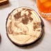 Wood Coasters Engraved W/ Your Custom Photo | Live Edge | Family ...