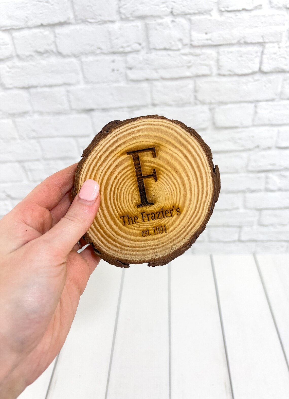 Wood Log Coasters Rustic Log Coasters Live Edge Coasters - Etsy