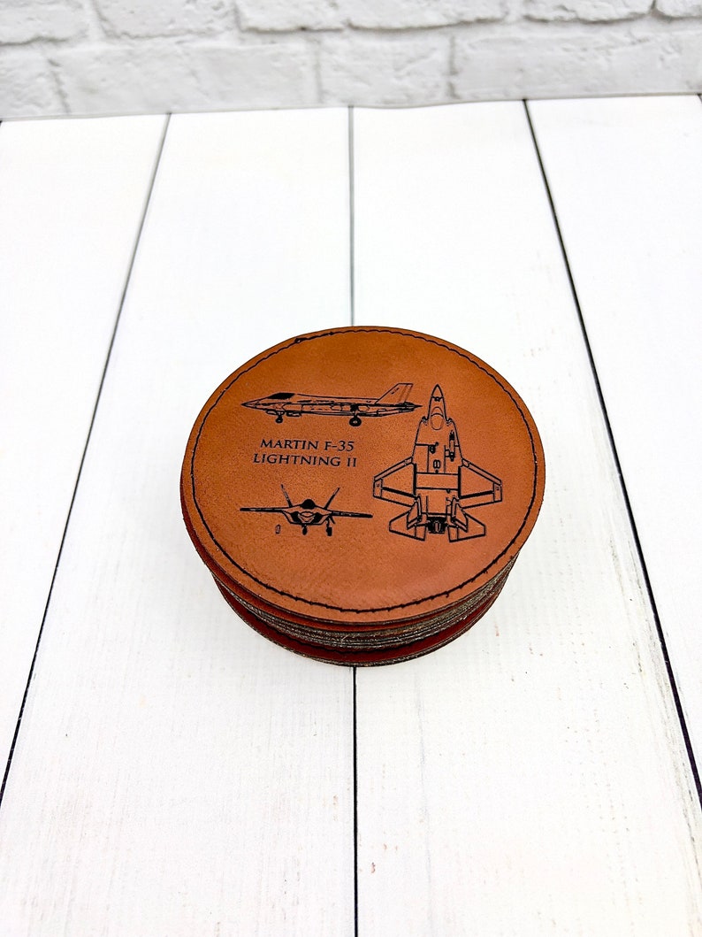 Leatherette Aviation Coasters | Iconic Airplane Designs, Pilot Gift - Etsy