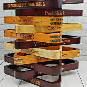 Personalized Pool Triangle | Billiards Triangle | Gift for Him | Her ...