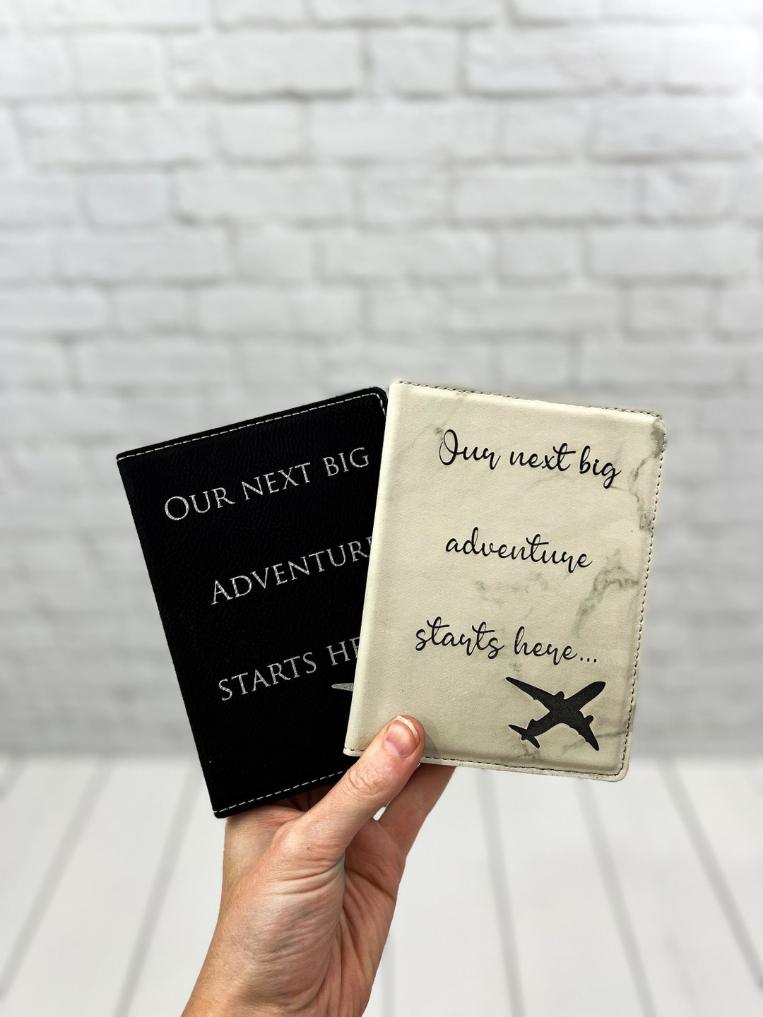 Personalized Couples Leather Passport Holders (2 Pack) | Custom Mr and ...