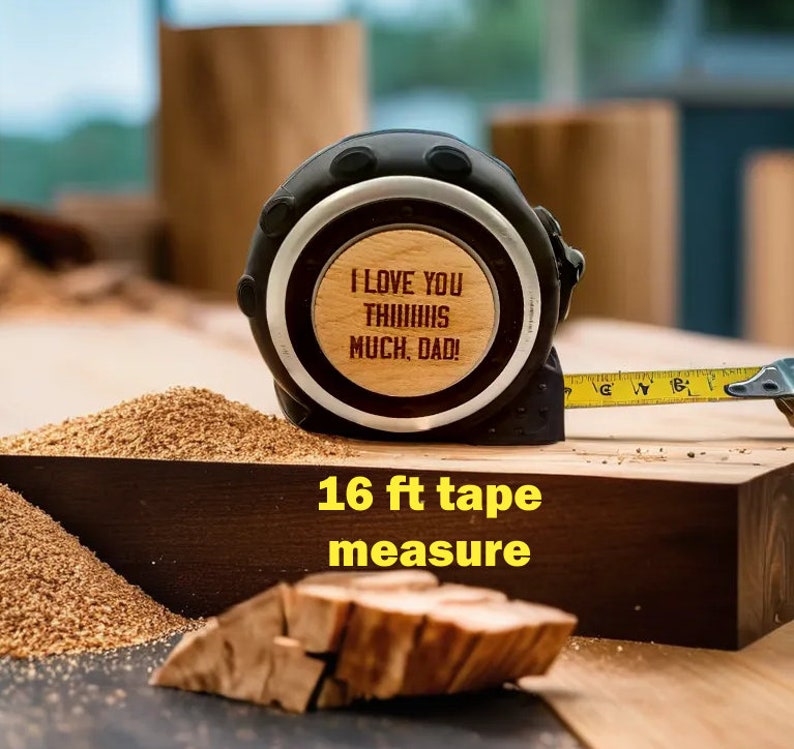 Custom Engraved Tape Measure | Personalized Gift for Dad - Etsy