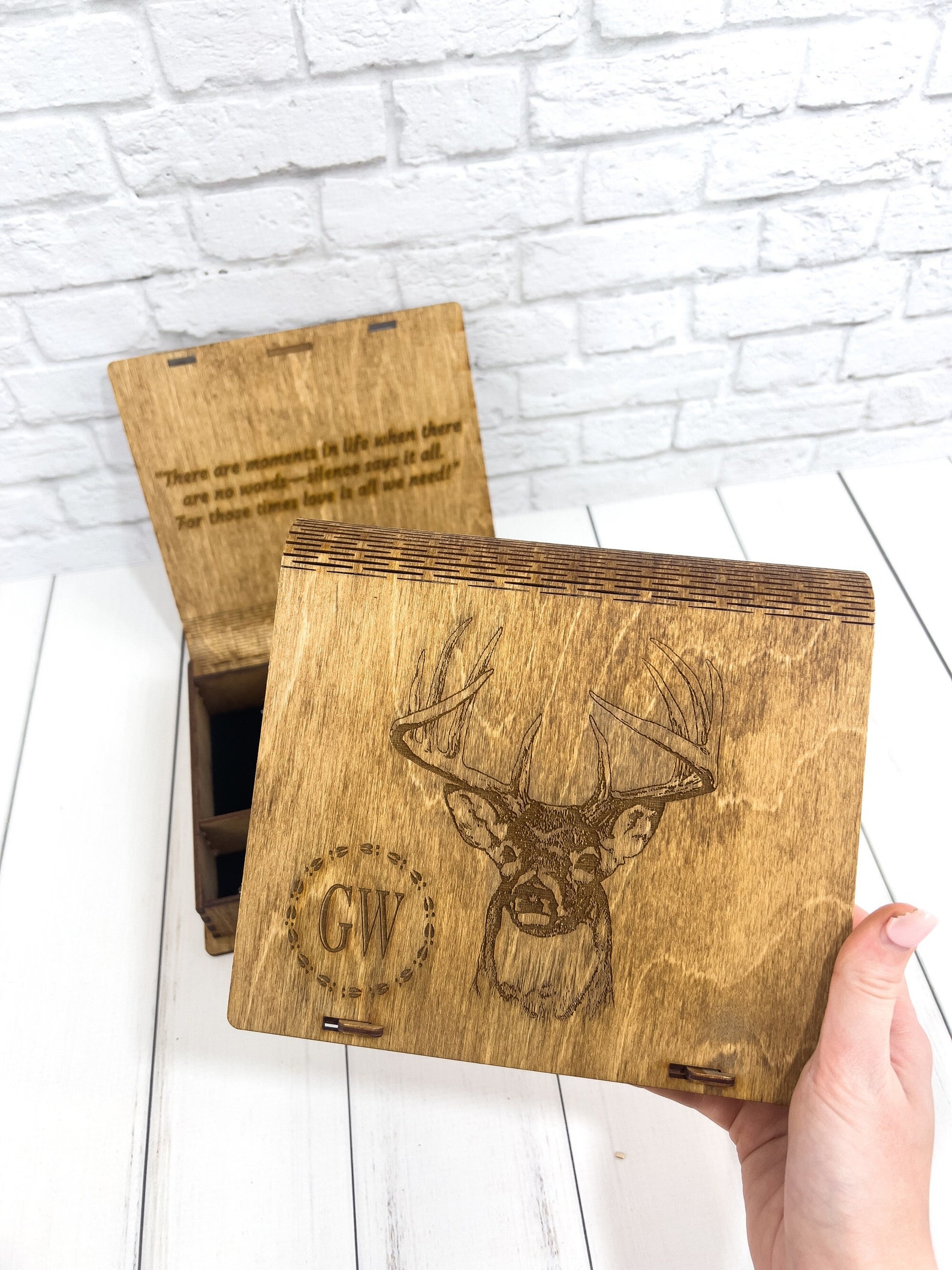 Personalized Men's Valet Box Custom Keepsake Box - Etsy