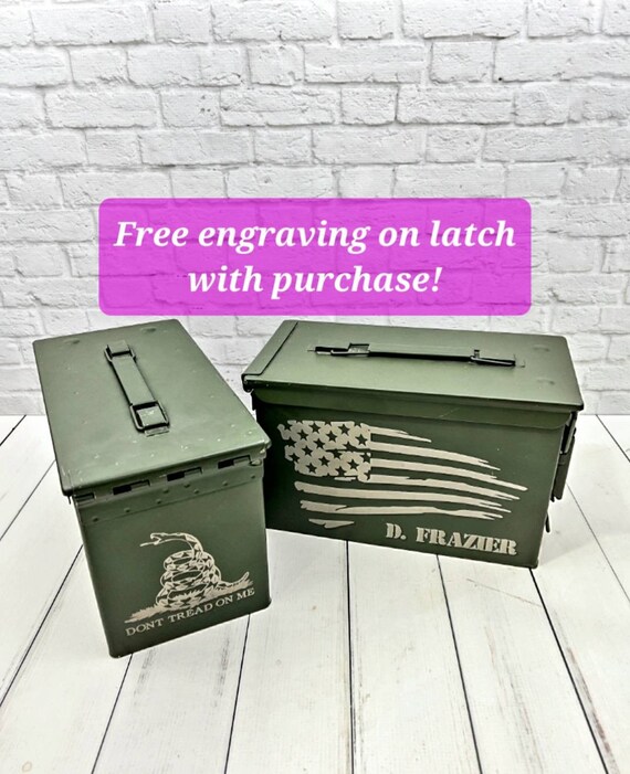 Custom Engraved .50 Caliber Ammo Can Military Style - Etsy
