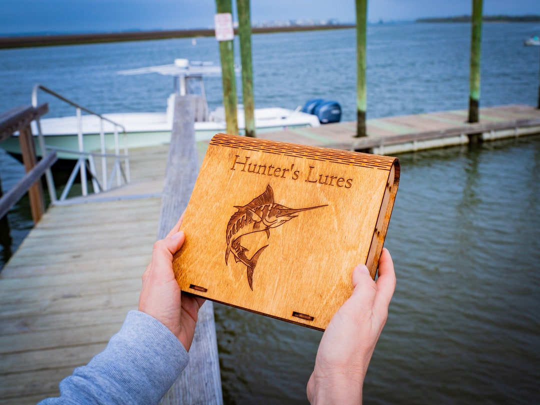 Personalized Mini Tackle Box | Custom Jig Box | Fishing Gear | Outdoor ...