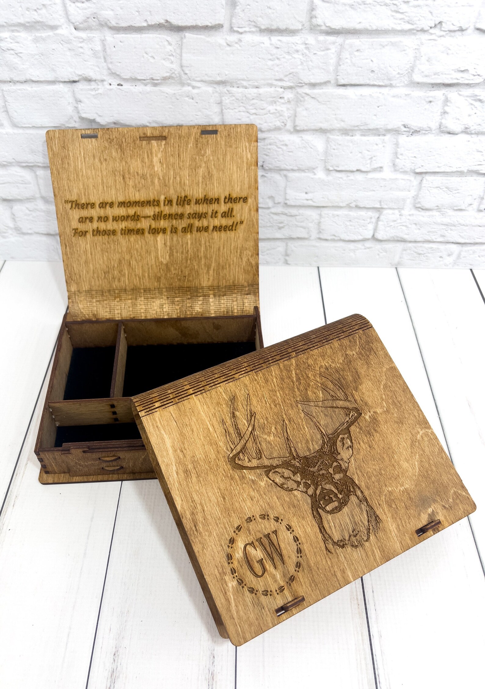 Personalized Men's Valet Box Custom Keepsake Box - Etsy