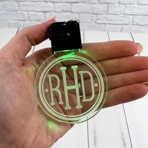 Personalized LED Acrylic Keychain | Monogram Keychain | Stocking ...