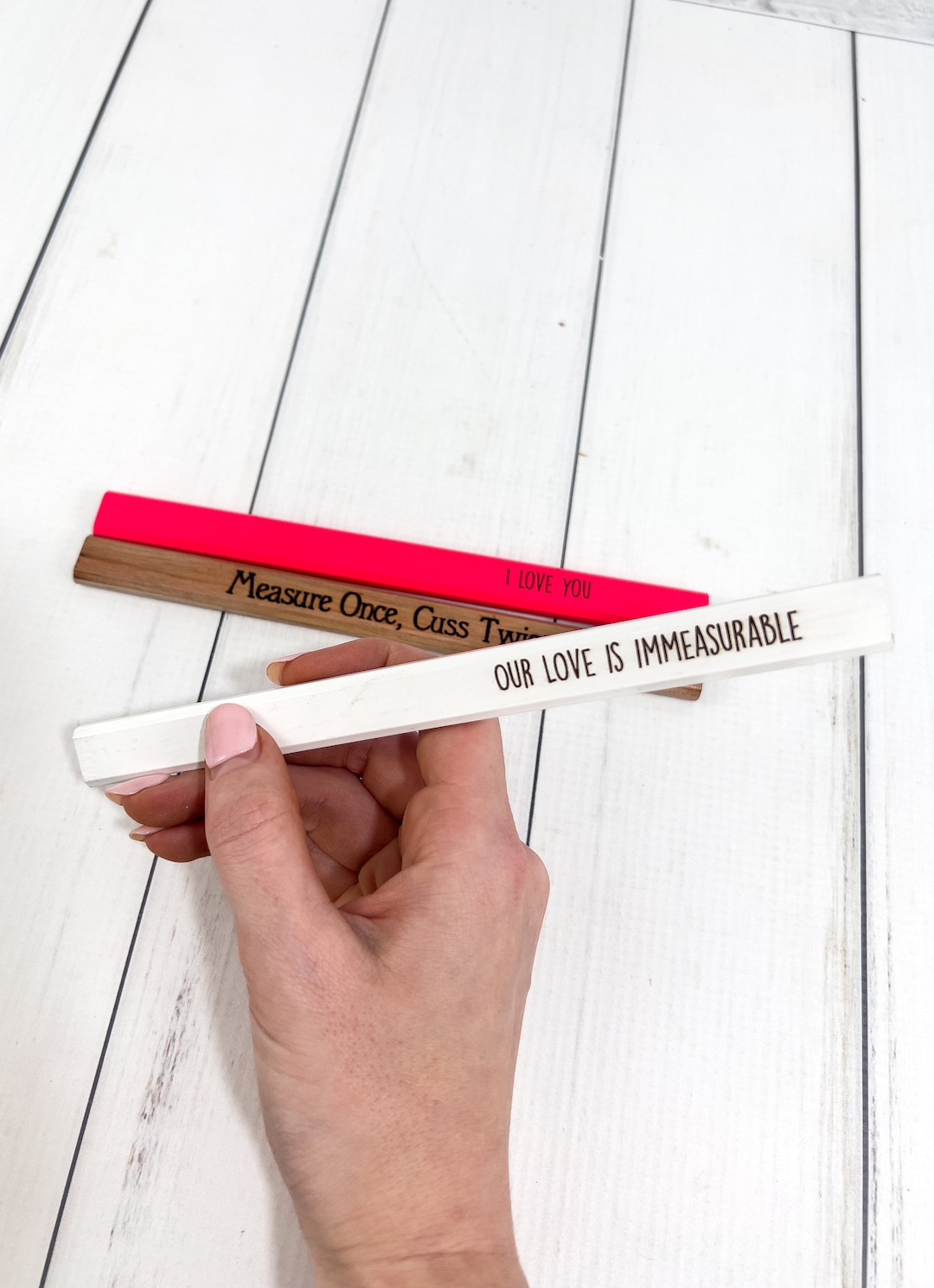 Personalized Carpenters Pencil | Custom Construction Pencil | Wood ...